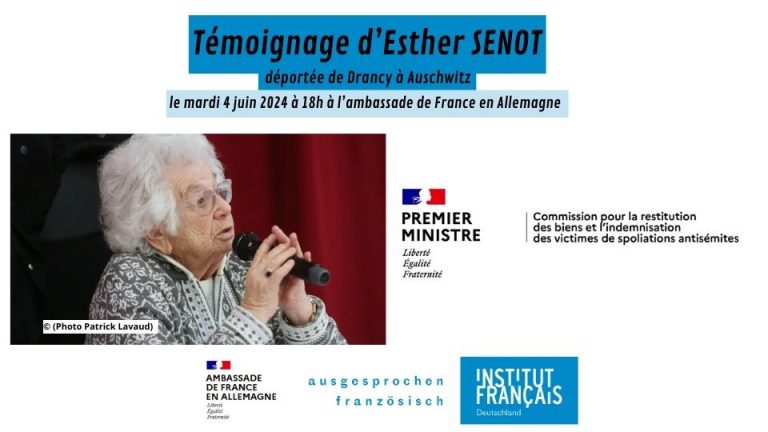 Zeitzeugenbericht von Esther Senot, Shoah-Überlebende und von Drancy ...
