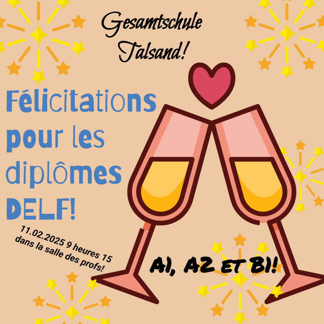 DELF-Diplome – Gesamtschule Talsand in Schwedt/Oder